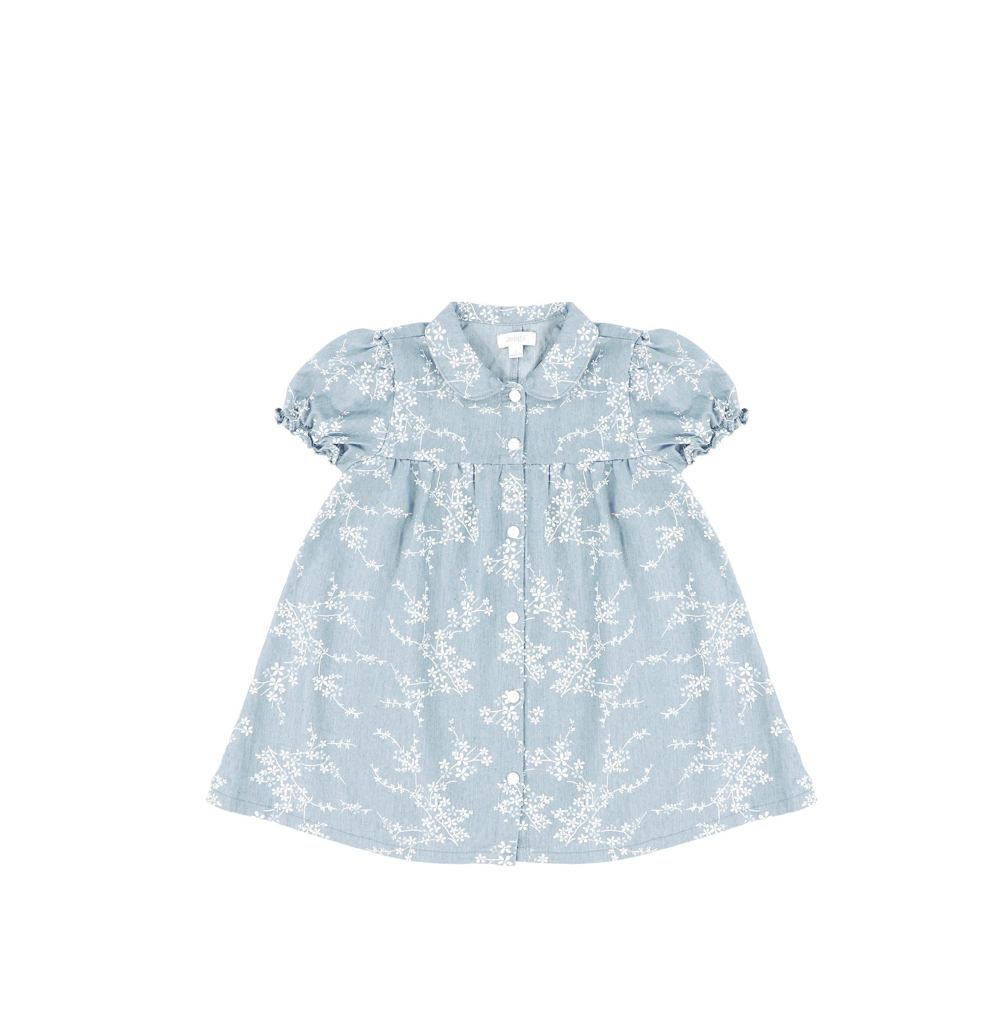 Tottini – SHORT SLEEVES BLUE FLORAL DRESS
