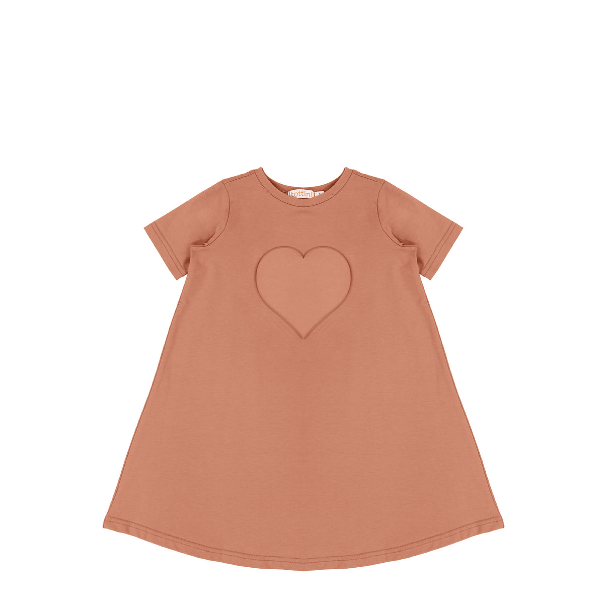 Tottini – SHORT SLEEVES HEART EMBOSSED DRESS