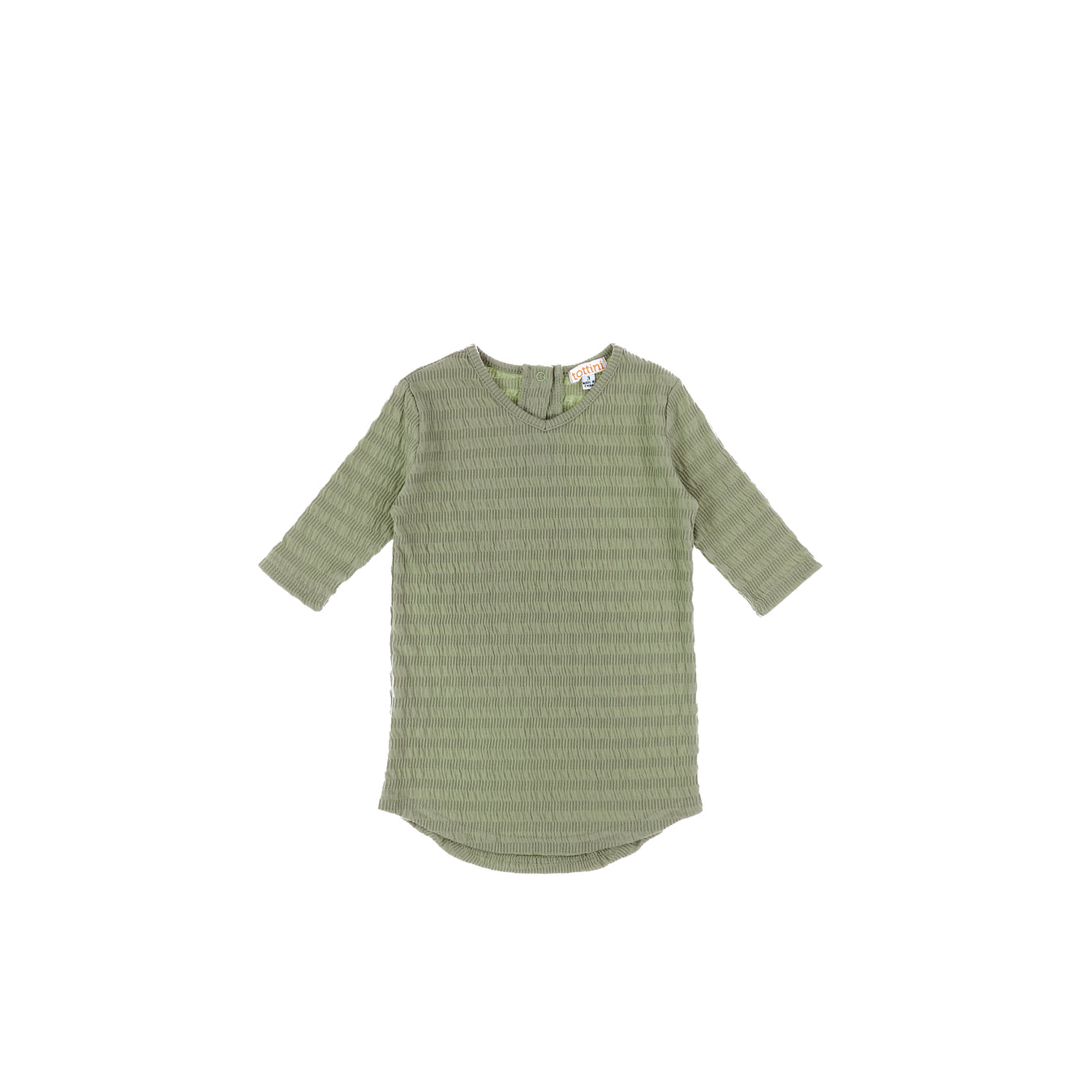 Tottini – 3/4 SLEEVES RIBBED TEXTURED TSHIRT